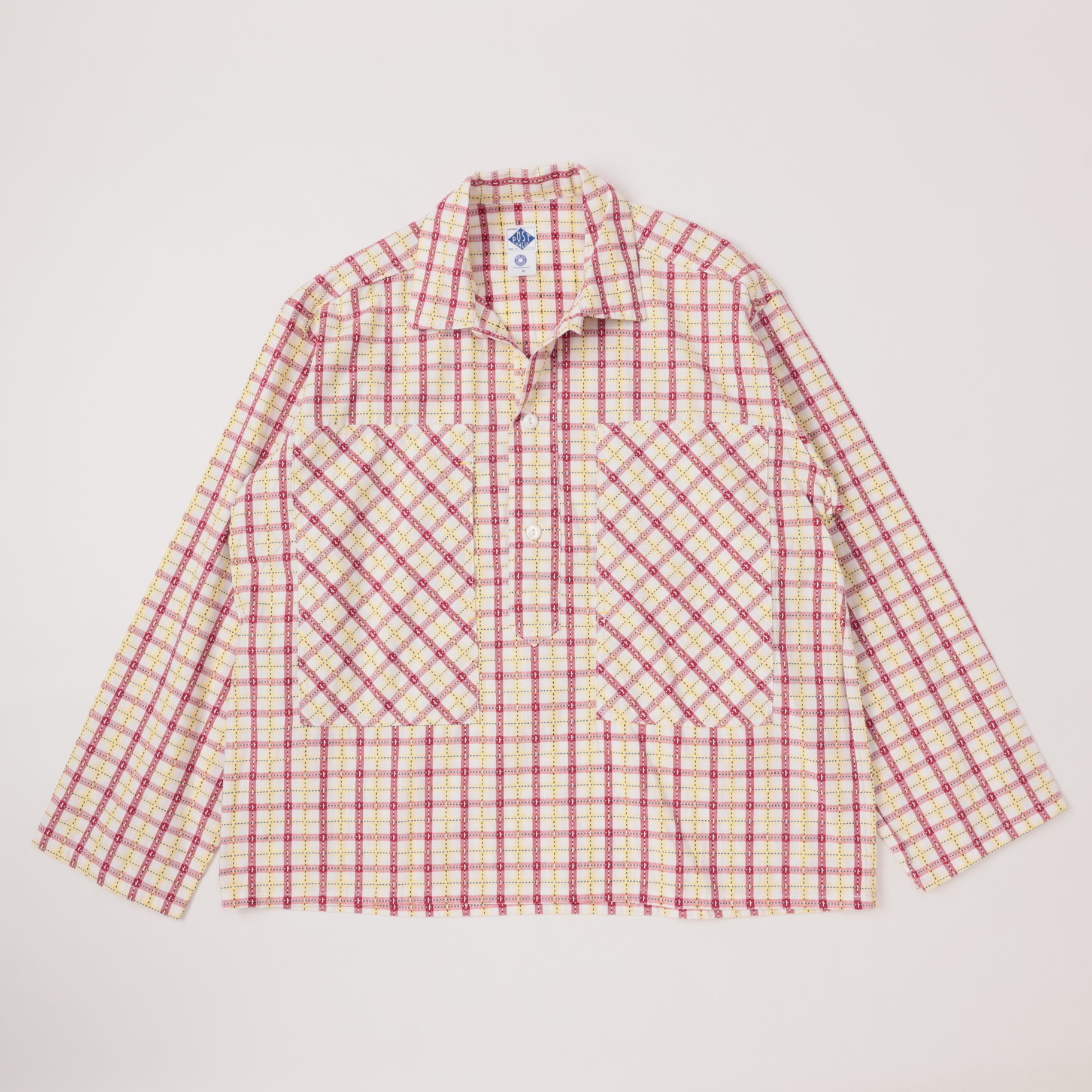 Army Shirt: vintage calico check red sht-26 "Dead Stock" – POST OʼALLS