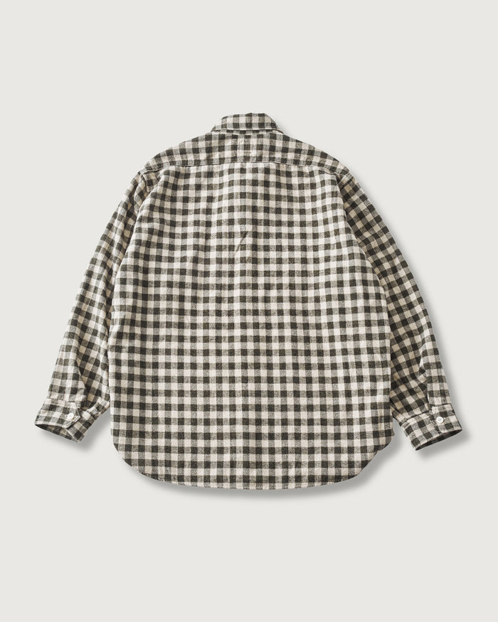 #3217-FP3 St.Louis : cotton flannel plaid grey block