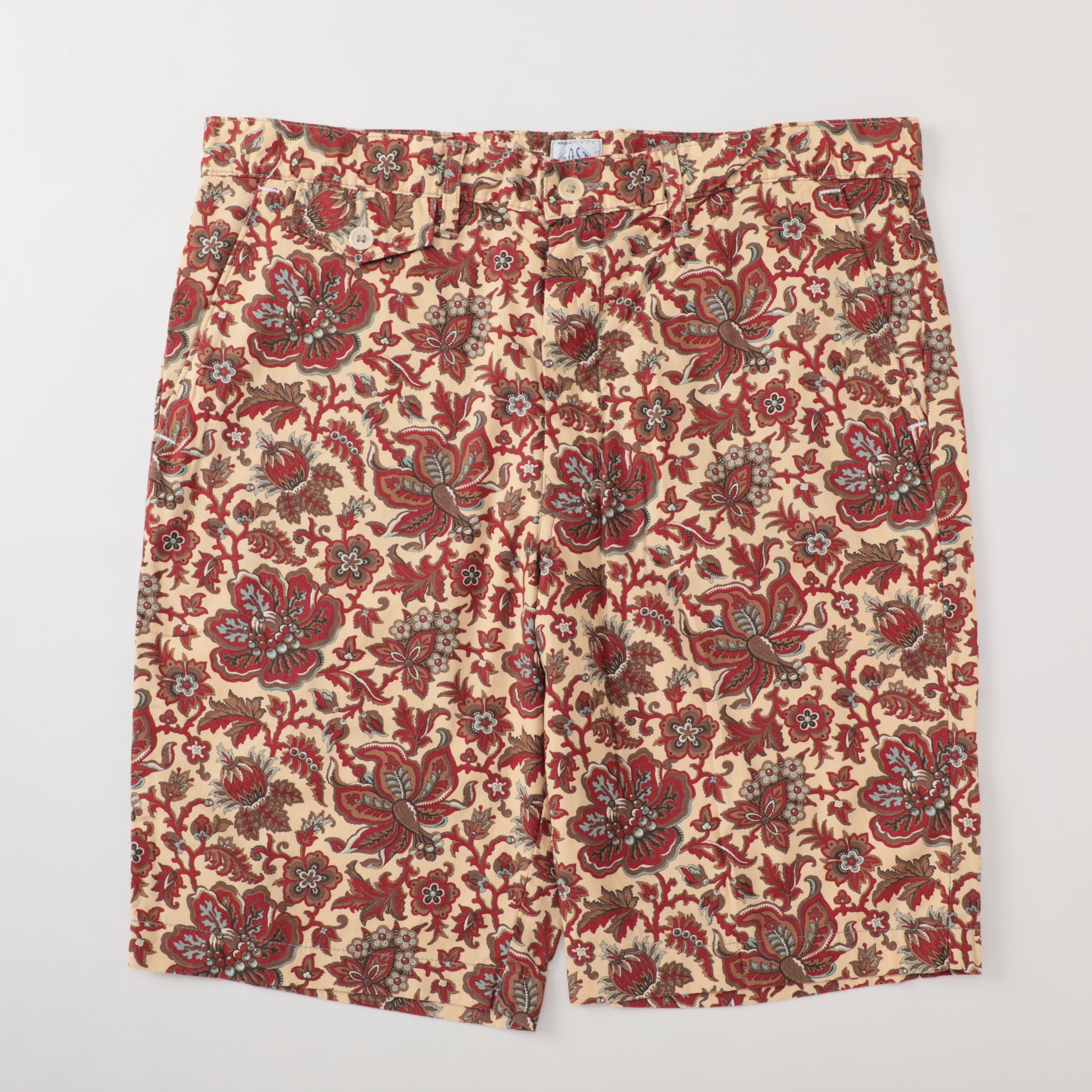 #1374S Menpolini Shorts : vintage calico print pts-071 "Dead Stock ...