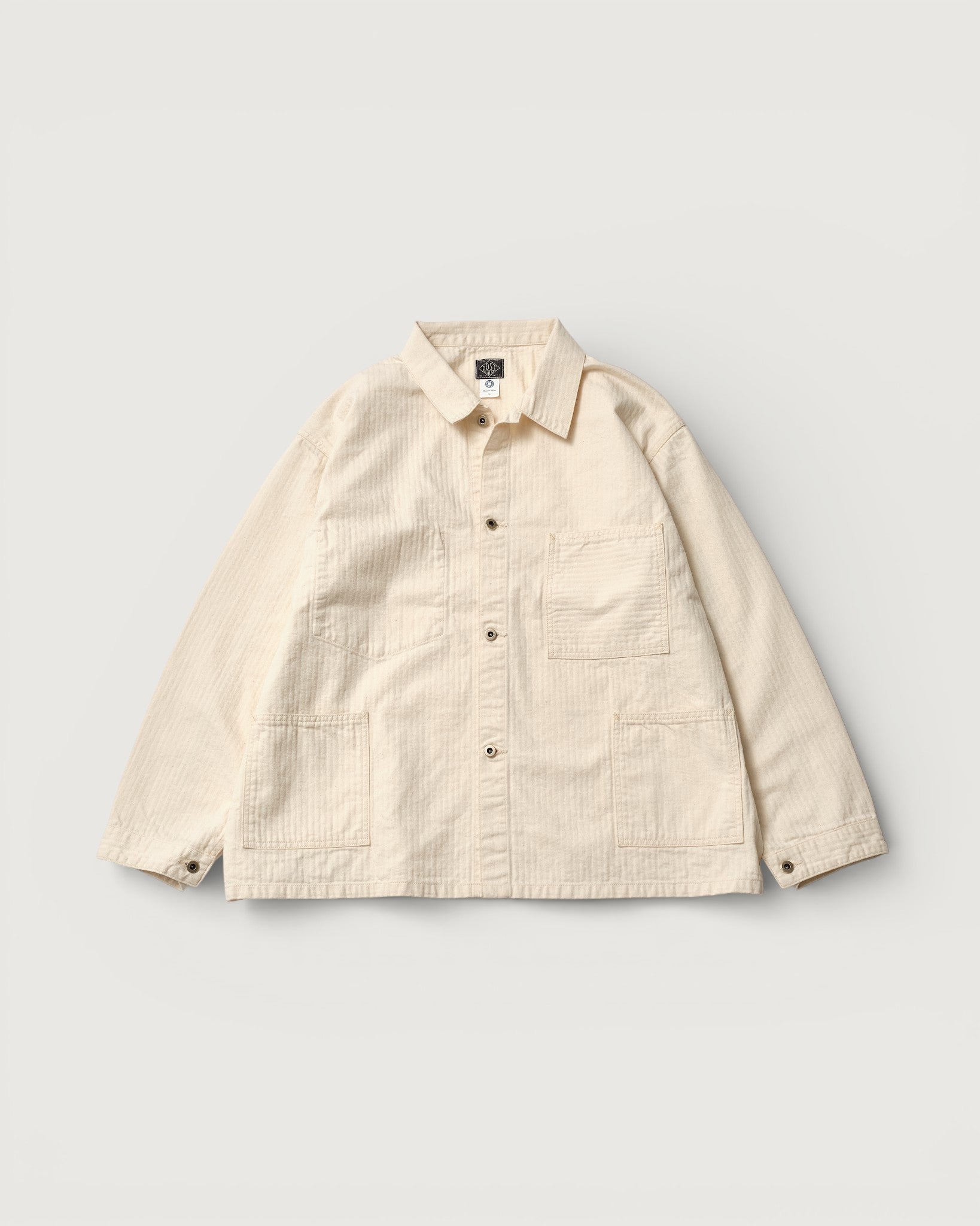 #3114R-MH4 USMC 1930s Utility Jacket : mini HBT natural