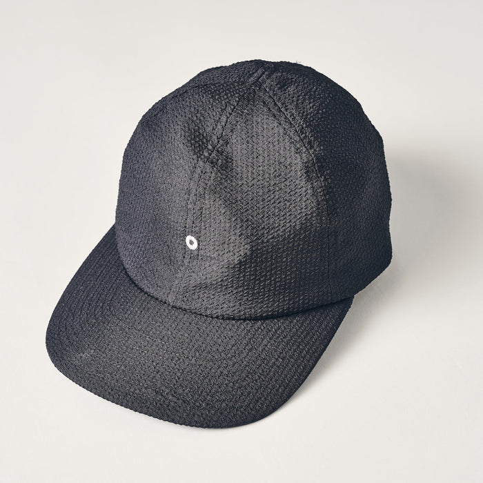 #3903-PSB POST Ball Cap : poly seersucker black